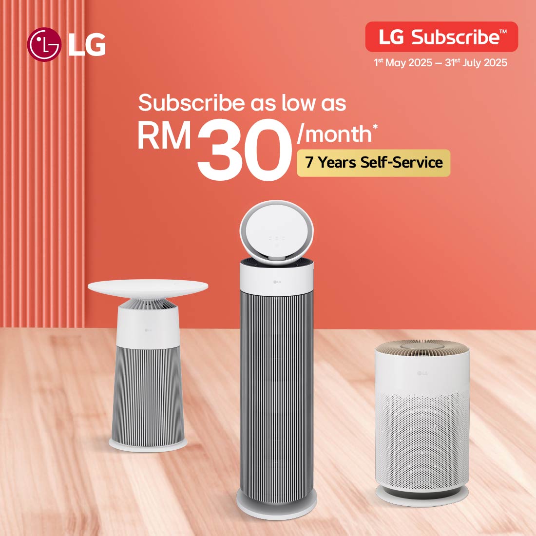 LG Subscribe Malaysia | Rent-to-Own LG Home Appliances